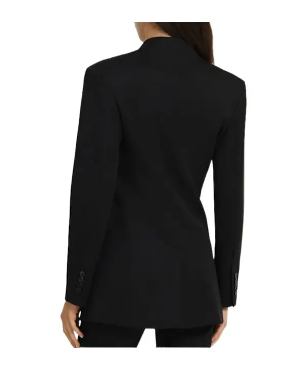 Attico Virgin Wool Gabardine Blazer