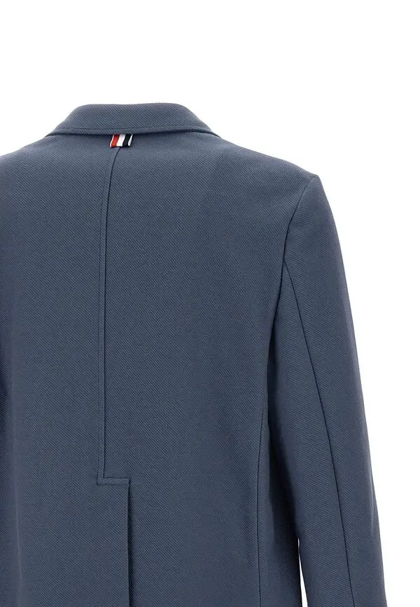 Thom Browne Striped-sleeve Cotton Blazer