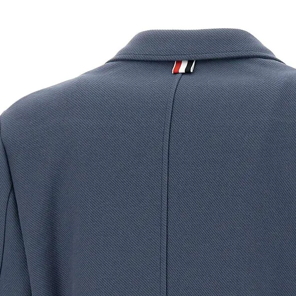 Thom Browne Striped-sleeve Cotton Blazer