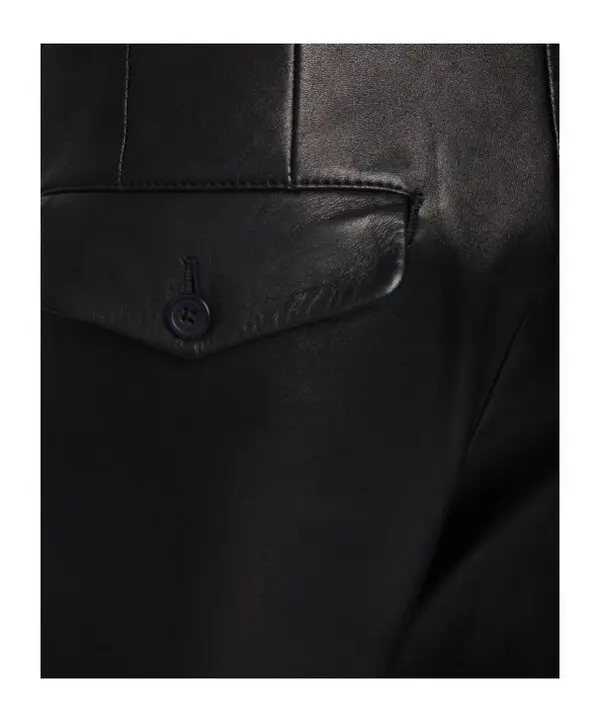 ANN DEMEULEMEESTER Mid-rise Skinny Leather Pants