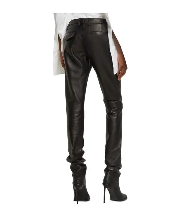 ANN DEMEULEMEESTER Mid-rise Skinny Leather Pants