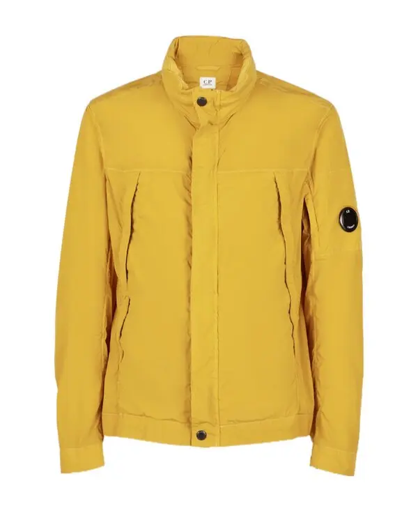 C.P. COMPANY Hooded Fitted Jacket - Yellow