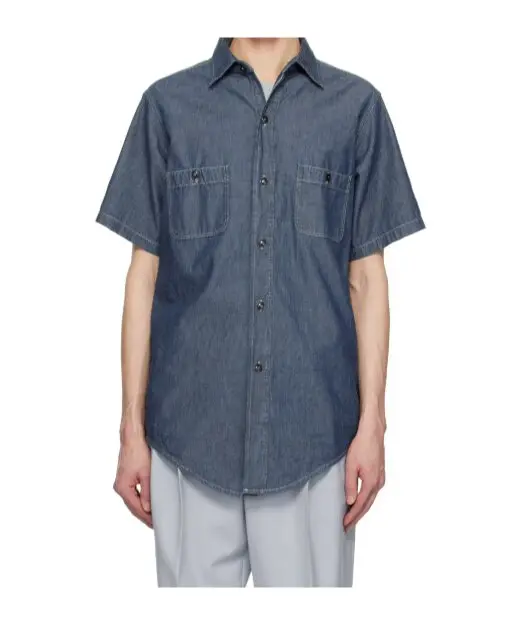 MAISON MARGIELA Denim Short-sleeve Shirt