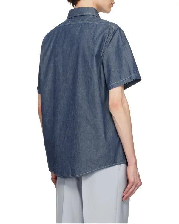 MAISON MARGIELA Denim Short-sleeve Shirt