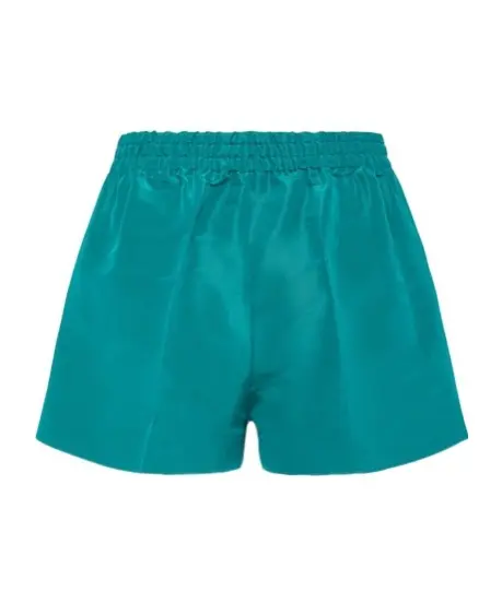 Valentino Garavani Silk Faille Elastic Mini Shorts