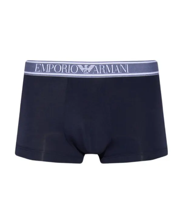 Emporio Armani Logo Boxer Panties - Black