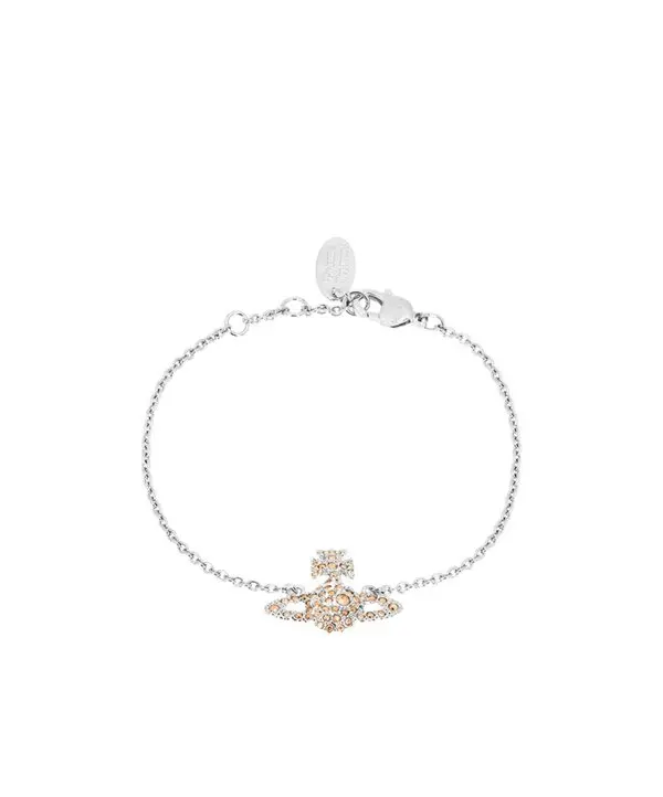 VIVIENNE WESTWOOD Saturn Pendant Bracelet - White