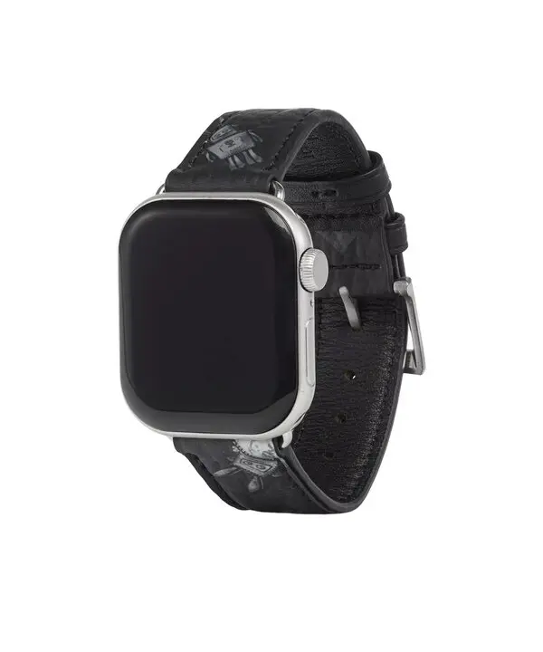 Mcm Rabot Visetos Monogram Apple Watch Band