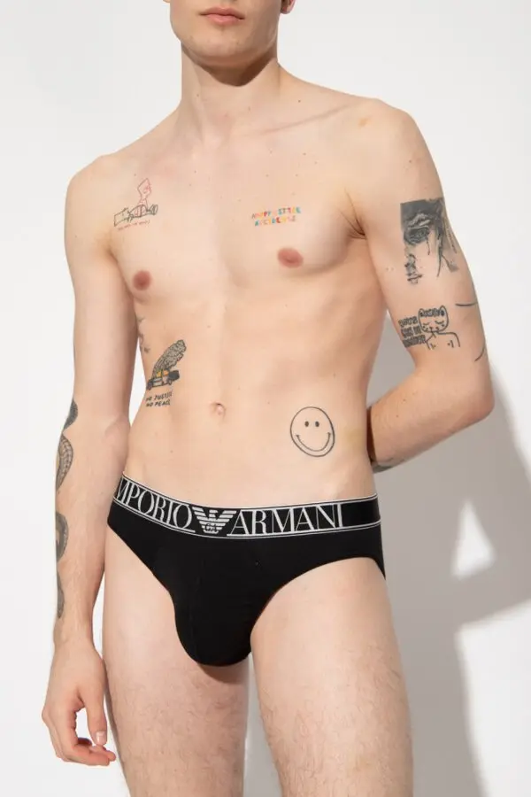 Emporio Armani Logo Underwear - Black