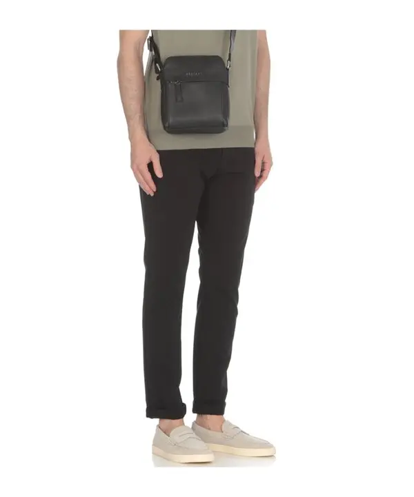 DONDUP Belt-loop Casual Trousers - Black