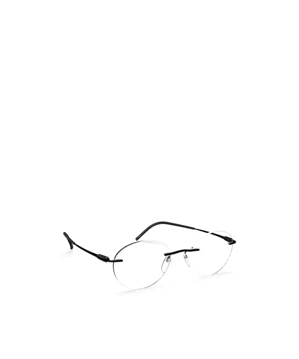 SILHOUETTE Rimless Round Frame Eyeglasses