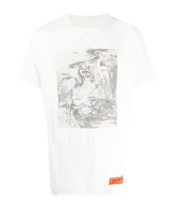 Heron Preston Logo Embossed T-shirt