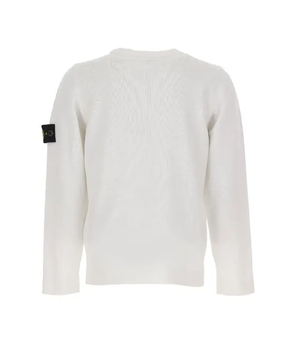 Stone Island Logo Decal Crewneck Pullover