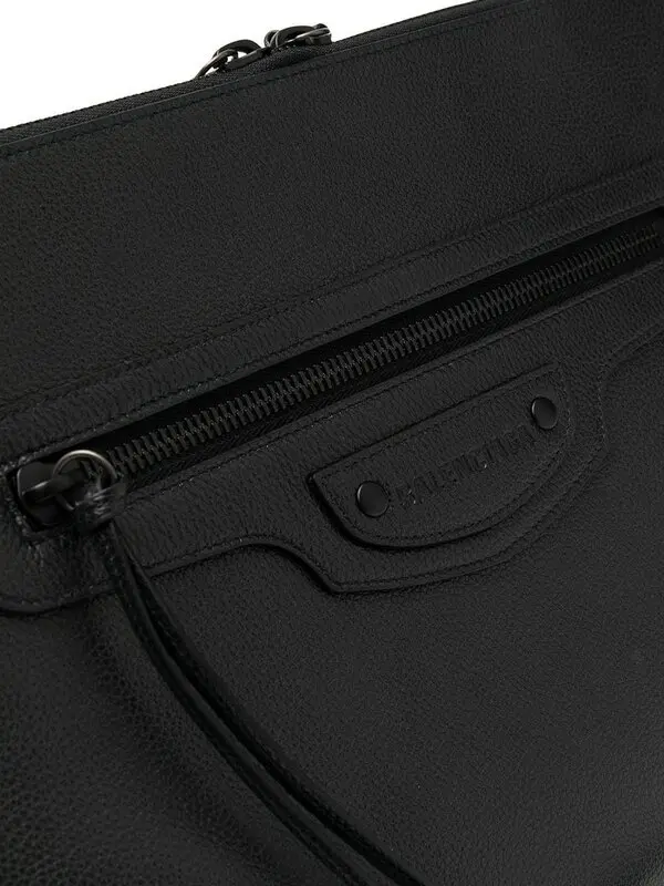 Balenciaga Pouch Logo Clutch Bag