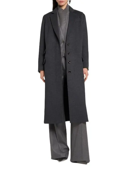 TOM FORD Single Breasted Wool Blend Coat