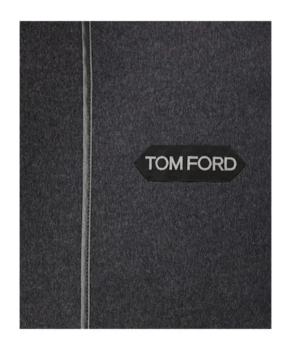 TOM FORD Single Breasted Wool Blend Coat