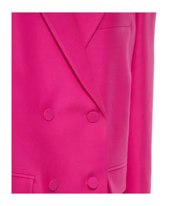 Valentino Garavani Oversize Wool Silk Crepe Blazer