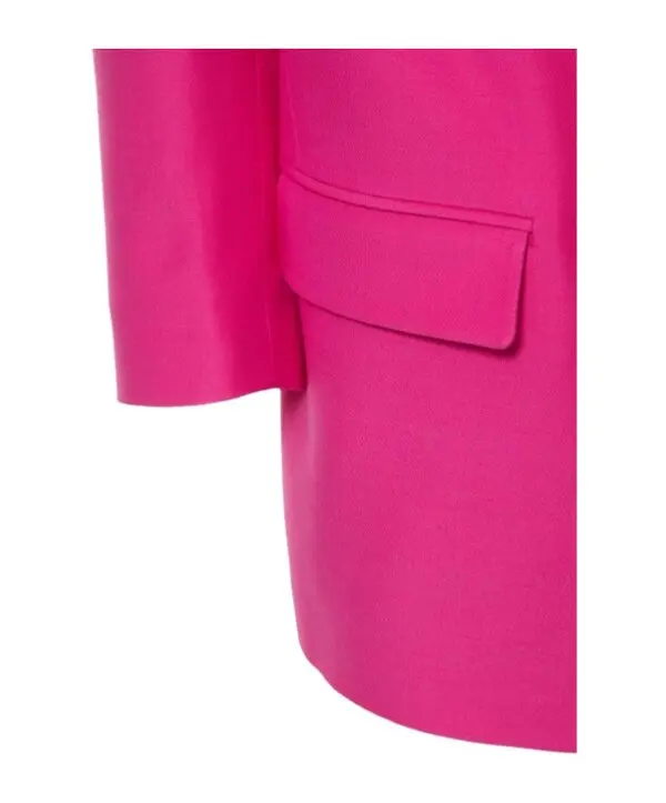 Valentino Garavani Oversize Wool Silk Crepe Blazer