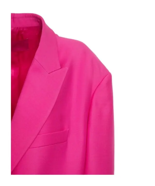 Valentino Garavani Oversize Wool Silk Crepe Blazer