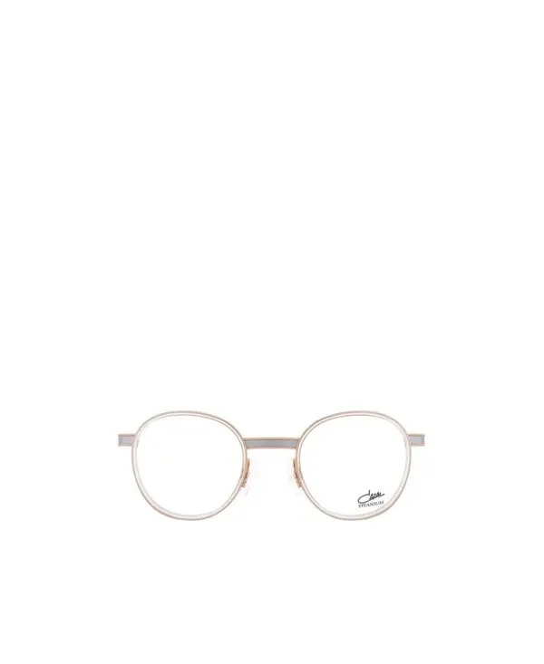 Cazal Oval Frame Eyeglasses - White