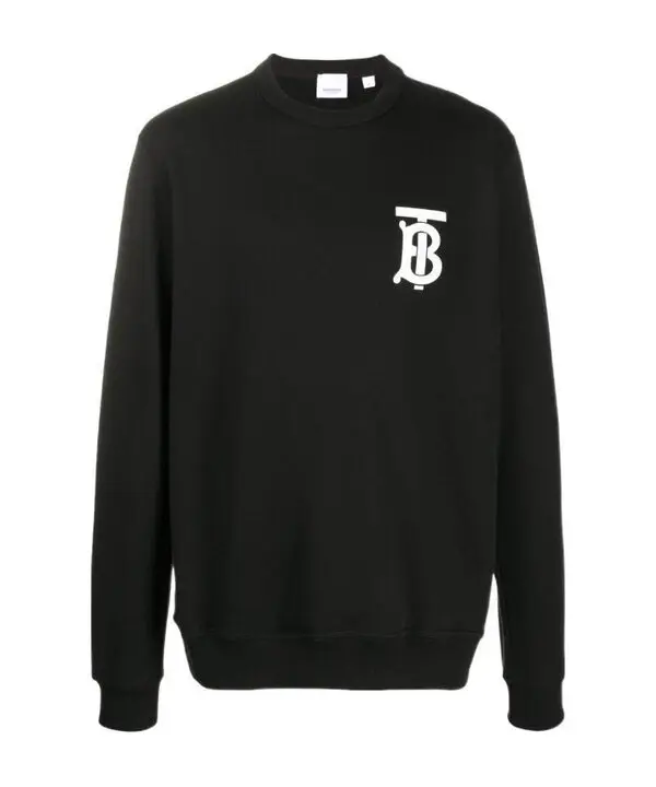 Burberry Monogram Logo Cotton Sweatshirt