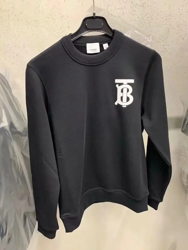 Burberry Monogram Logo Cotton Sweatshirt