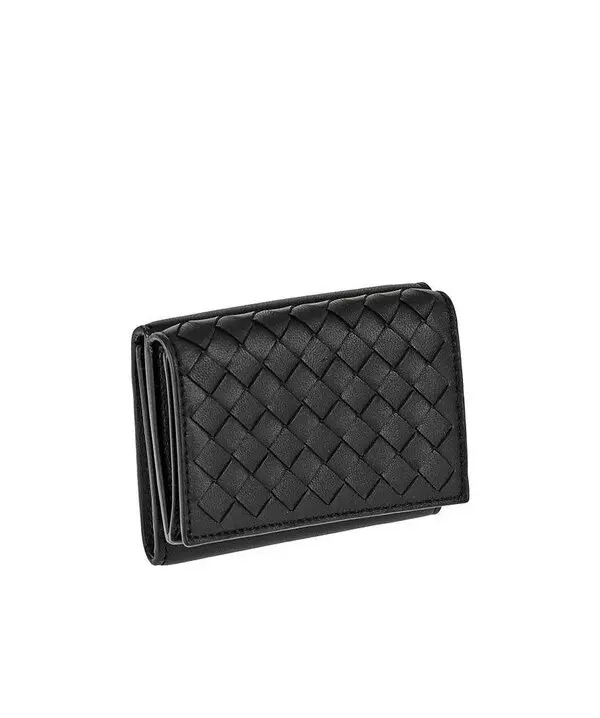 Bottega Veneta Double-fold Wallet - Black