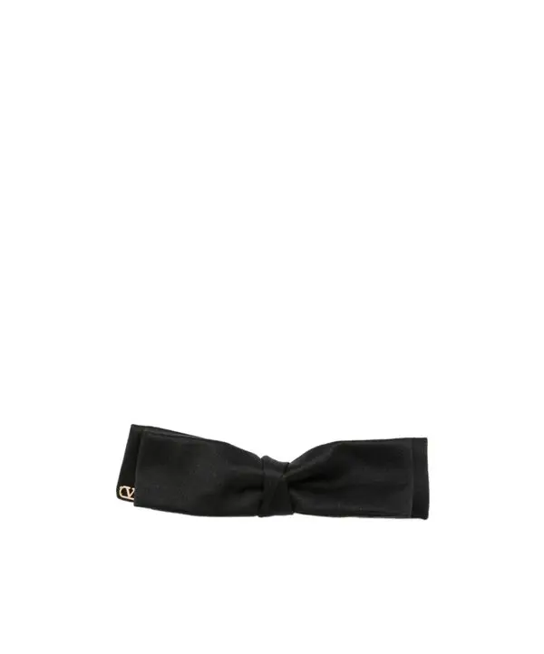 Valentino Garavani Bow Clip Hair Accessory - Black