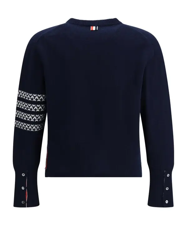 Thom Browne Holiday Hector Sweater With Dachshund Print