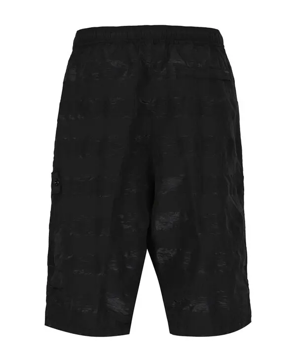 Stone Island Long Paneled Bermuda Shorts