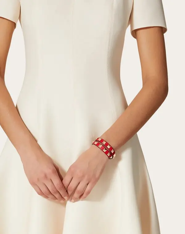 Valentino Garavani Rockstud Double-wrap Bracelet