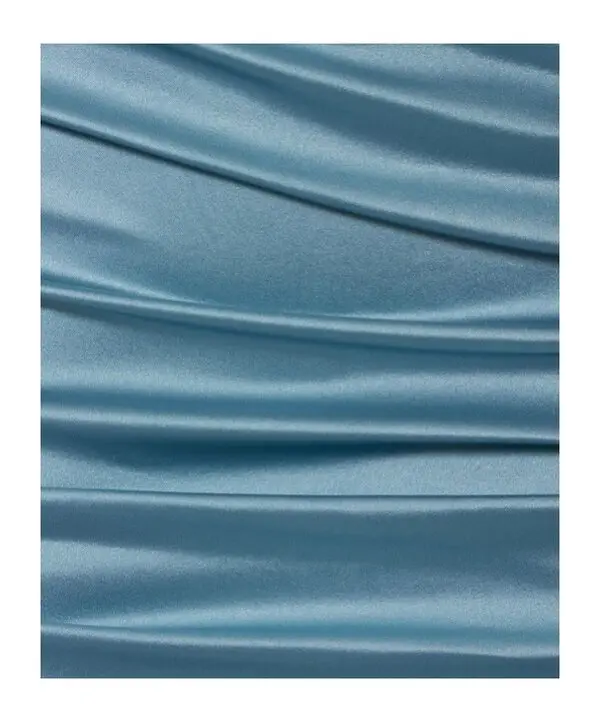 Alessandra Rich Asymmetric Silk Satin Mini Skirt