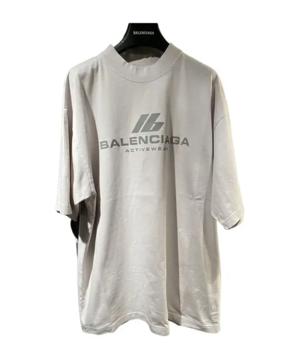 Balenciaga Activewear Logo Print T-shirt