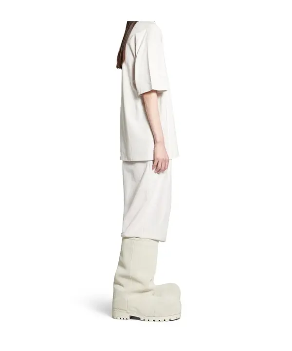 Balenciaga Activewear Logo Print T-shirt