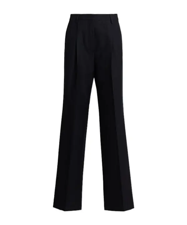 Dries Van Noten Portias Wide Leg Wool Pants