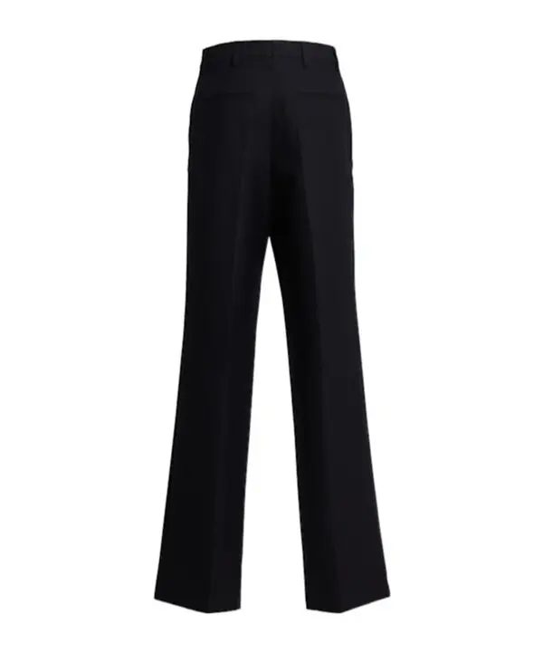 Dries Van Noten Portias Wide Leg Wool Pants