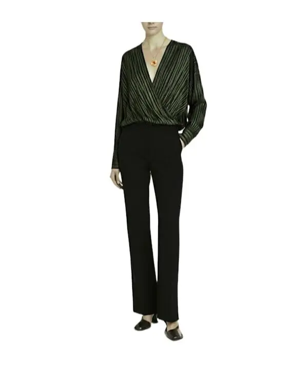 Dries Van Noten Portias Wide Leg Wool Pants