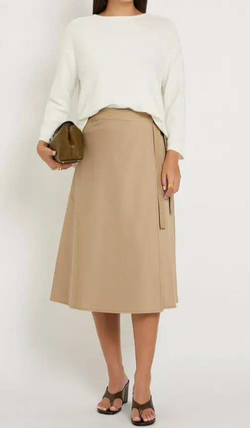 Max Mara Midi Wrap Skirt