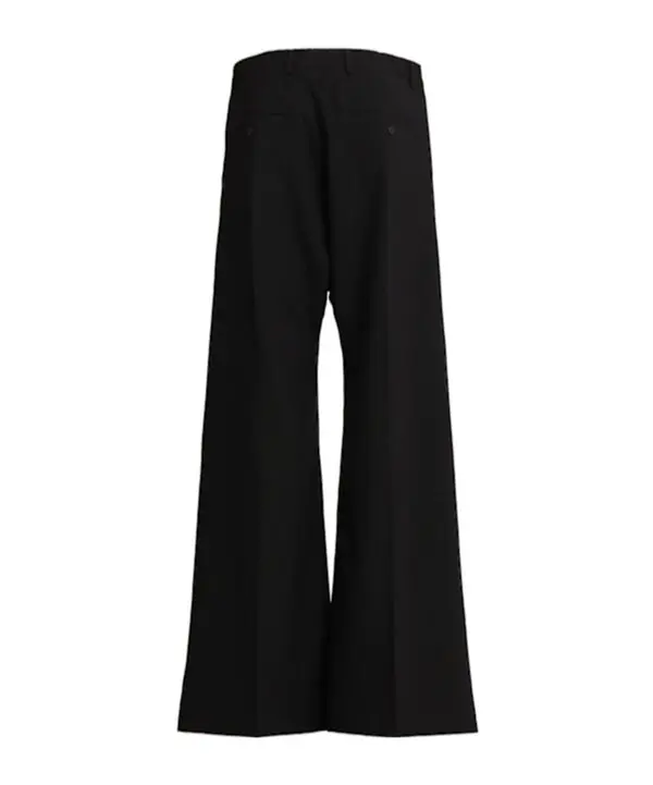 Rick Owens Tailored Wool Wide Leg Trousers