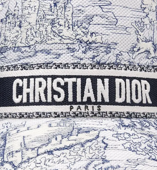 Dior D-bobby Toile De Jouy Scotland Bucket Hat