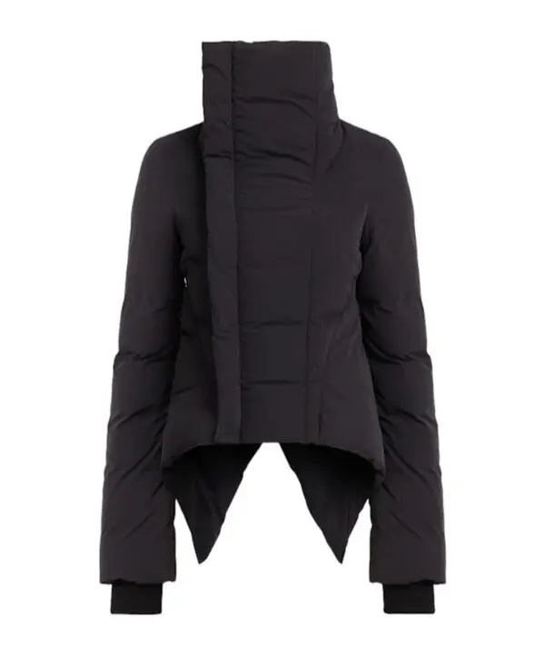 Rick Owens Naska High Neck Matte Nylon Down Jacket