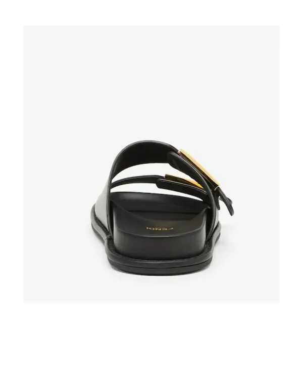 Fendi Ff Plaque Slides