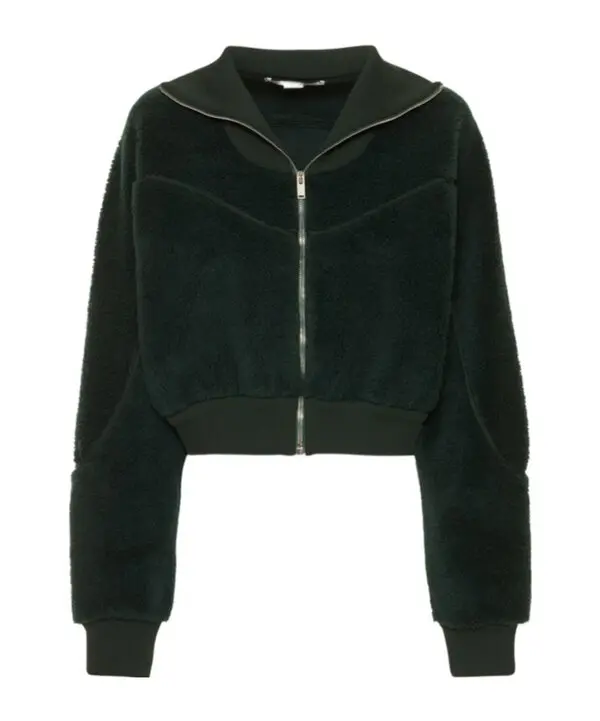 Stella McCartney Teddy Zip Up Cardigan Sweater