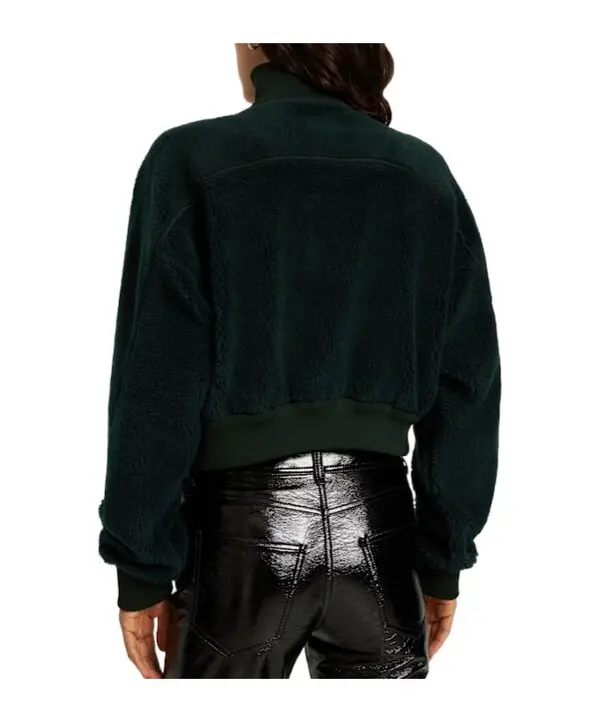 Stella McCartney Teddy Zip Up Cardigan Sweater
