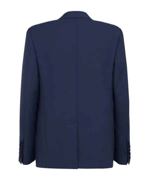 Valentino Garavani Wool Gabardine Double Breasted Jacket