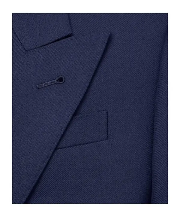 Valentino Garavani Wool Gabardine Double Breasted Jacket
