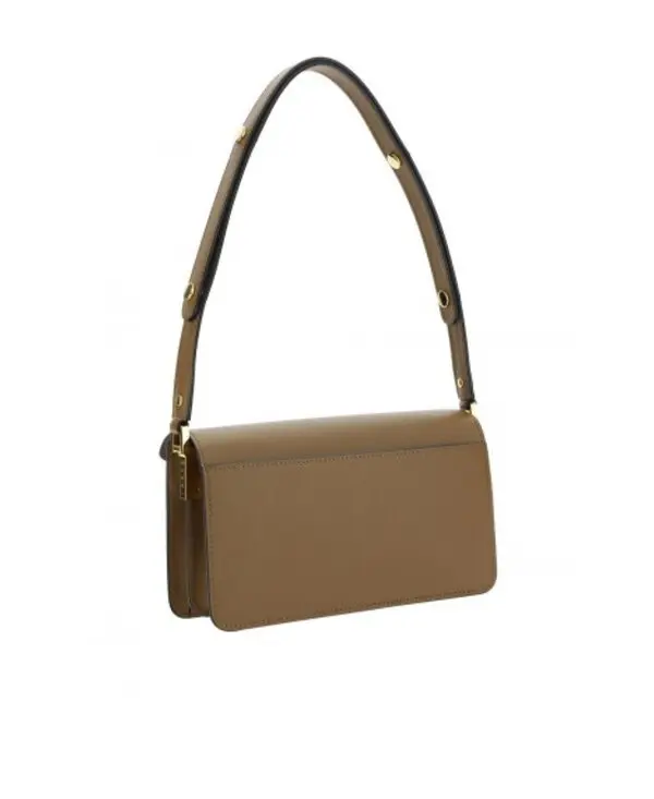 Marni Trunk Foldover Top Shoulder Bag