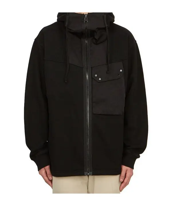 TEN C Long Sleeve Casual Jacket With Hood