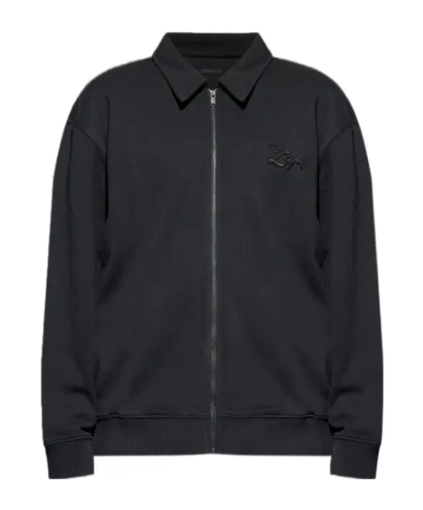 Zadig&Voltaire Logo-embroidered Zip-fastening Jacket