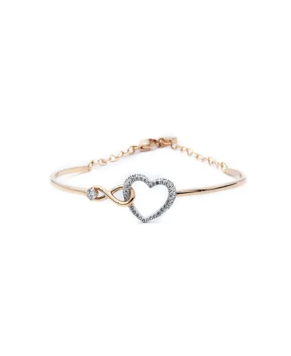 SWAROVSKI Infinity Heart Bracelet - Yellow